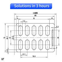 China 2300 Plates / H Blister Packing Machine DPP-90 80 Tablet Capsule Pill for sale