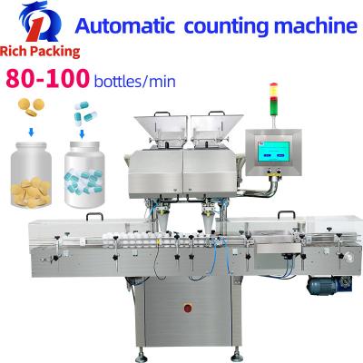 China Electric Tablet Counting Machine Fully Automatic High Speed 100 Bottles/min for sale