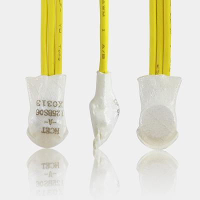 China HCET S01/S06 Thermal Overload Switch 5A-6A Bimetal Thermal Protector for sale