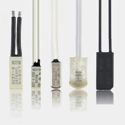 China HCET Series Thermal Protector Switch 30C-180C Overheat Protection Switch for sale