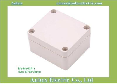China 63*58*35mm light gray small waterproof plastic enclosure for sale