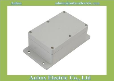 China 192x100x62mm IP65 grey colour din rail enclosure with flange for sale