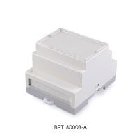 China 72*87*60mm Din Rail Enclosure For Electronic Project Industrial Diy Fireproof Wire Box for sale