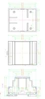 China 72*87*60mm Din Rail Enclosure For Electronic Project Industrial Diy Fireproof Wire Box for sale