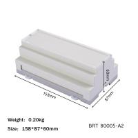 China 158*87*60mm Plastic Din Rail Enclosure For Project ABS Pcb Board Circuit Shell for sale