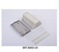 China 158*87*60mm Plastic Din Rail Enclosure For Project ABS Pcb Board Circuit Shell for sale