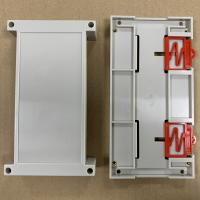 China 175*90*40MM Din Rail Plastic Housing Enclosure In Grey And Black Color for sale