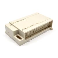China Black Plastic PLC Din Rail Enclosures 179*100*48mm For Relay PCB Electronics Housing for sale
