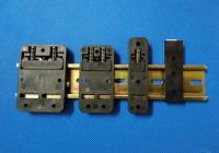 China Plastic Din Rail Mounting Holder Spring Loaded DIN35 Bracket DRC-232 35mm Width for sale