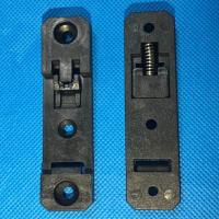 China RB-233 Plastic Nylon Spring Loaded Din Standard Rail Mounting Clip Black 20mm Width for sale