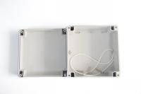 China 380g 160x160x90mm Abs Project Enclosure With Brass Inserts for sale