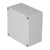 China 380g 160x160x90mm Abs Project Enclosure With Brass Inserts for sale