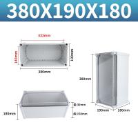 China ABS Material Large Watertight Plastic Enclosure Box 380*190*180mm Wiring Electrical Box Low MOQ for sale