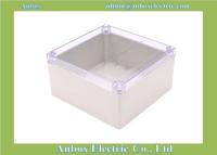 China Drill Holes 192*188*100mm Clear Lid Enclosures for sale