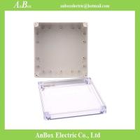 China Drill Holes 192*188*100mm Clear Lid Enclosures for sale