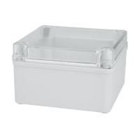 China Clear Lid Black Base Plastic Screws IP66 Plastic Watertight Junction Seal Box 170*120*100mm for sale