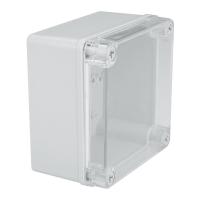 China Clear Lid Black Base Plastic Screws IP66 Plastic Watertight Junction Seal Box 170*120*100mm for sale