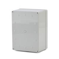China 200*150*100mm Plastic Screws ABS Black Weatherproof Enclosure Box for PCB DIY for sale