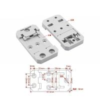 China A-35-1 PA66 Guide Rail Buckle Of Simple PCB Circuit Board Mounting Bracket DIN Rail Mounting PCB Carrier PCB Bracket for sale