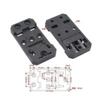 China A-35-1 PA66 Guide Rail Buckle Of Simple PCB Circuit Board Mounting Bracket DIN Rail Mounting PCB Carrier PCB Bracket for sale