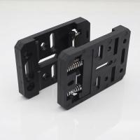 China 48mm Width Universal DIN Rail Mounting Clip Snap in Din-Rail Mounting Bracket DIN Rail Fixed Clamp Aluminum Alloy Solid State Relay Clip for 35mm Din Rail Slotted for sale