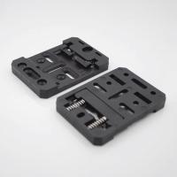 China 48mm Width Universal DIN Rail Mounting Clip Snap in Din-Rail Mounting Bracket DIN Rail Fixed Clamp Aluminum Alloy Solid State Relay Clip for 35mm Din Rail Slotted for sale