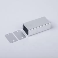 China Small Lightweight Aluminum Case Width 40mm Height 25mm Length 80mm In Anodized Silver For DIY Project Box for sale