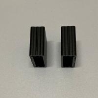 China Heat-resistant Metal Small Aluminum Housing 43*14*30mm For Control Panel Enclosure In Anodized Black for sale