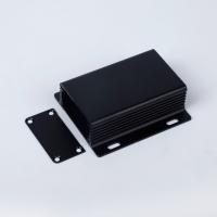 China Durable Custom Enclosure With Mounting Brackets In Anodized Silver and Black 49*24*80mm for sale