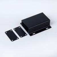 China Durable Custom Enclosure With Mounting Brackets In Anodized Silver and Black 49*24*80mm for sale