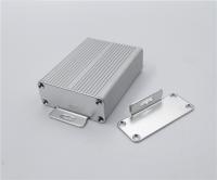 China Heat Resistant Powder-coated Black Extruded Aluminum Enclosure 46*19*60mm With Mounting Brackets for sale