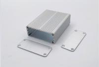 China Heat Resistant Powder-coated Black Extruded Aluminum Enclosure 46*19*60mm With Mounting Brackets for sale