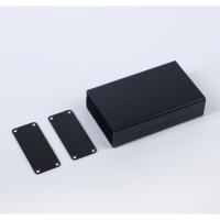 China Corrosion Resistance Anodizing Black and Silver Extruded Aluminum Enclosure Housing For Industrial Control Panels for sale