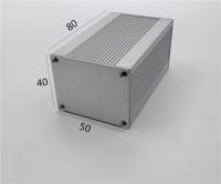 China 50*40*60mm Cost-effective Anodized Black and Grey Metal Aluminum Housing For Project Box for sale