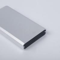 China 52*13*110mm Customizable Flat Aluminum Case In Silver Color For Electronics PCB Fitting for sale