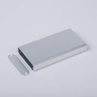 China 52*13*110mm Customizable Flat Aluminum Case In Silver Color For Electronics PCB Fitting for sale