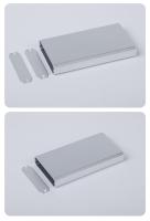 China 52*13*110mm Customizable Flat Aluminum Case In Silver Color For Electronics PCB Fitting for sale