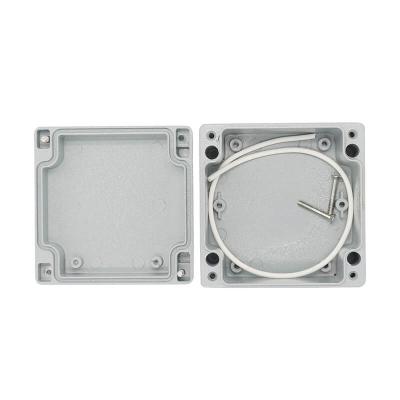 China 100x100x60mm Cast Cable Connector  Aluminum Junction Box Enclosure for sale