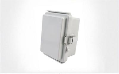 China 120x90x70mm Hinged Cover Stainless Steel Latch Waterproof Plastic Enclosure Includes Mounting Plate and Wall Bracket for sale