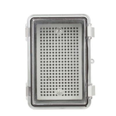 China 150x100x70mm Lockable Plastic Electrical Junction Boxes Hinged Enclosure Weather Resistant Waterproof for sale
