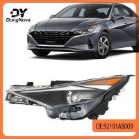 China 92101-AB000 92102-AB000 Led Halogen Headlights For Hyundai ELANTRA 2021-2022 for sale