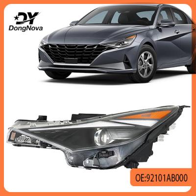 China 92101-AB000 92102-AB000 Led Halogen Headlights For Hyundai ELANTRA 2021-2022 for sale
