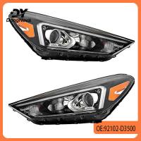 China 92101-D3500 92102-D3500 Hyundai Tucson Headlights IP68 Adjustable With Stylish Appearance for sale