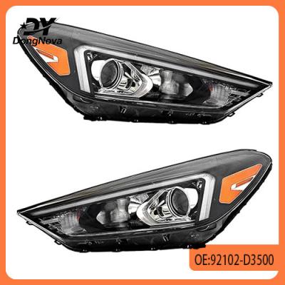 China 92101-D3500 92102-D3500 Hyundai Tucson Headlights IP68 Adjustable With Stylish Appearance for sale