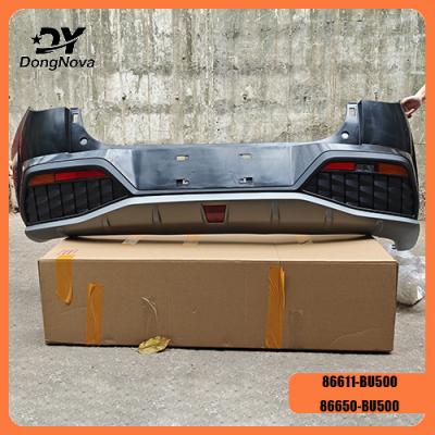 China Rear Bumper Assembly for Hyundai Elantra 2024 High Toughness PP Material Impact and Scratch Resistant with Snap On Installation for sale