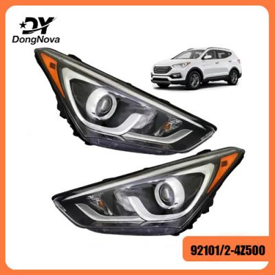 China 92101-4Z500 92102-4Z500  LED Headlight Assembly For Hyundai Santa Fe IX45 2016 2017 2018 for sale