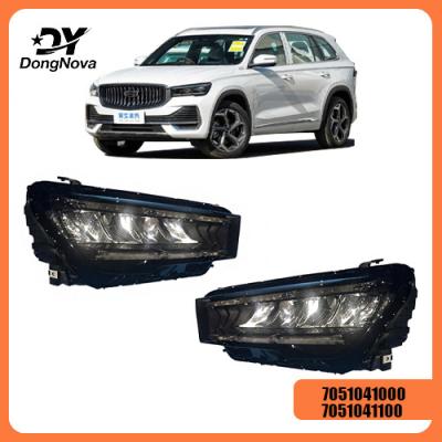 China 7051041000 7051041100 Low end version of car headlights  OEM for Geely KX11 Monjaro Xingyue for sale
