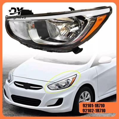 China 92101-1R710 92102-1R710 LED Headlights  For Hyundai Accent 2015 2016 2017 for sale