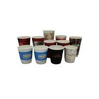 China Restaurant Embossing Disposable Paper Cup Bowl With Lids Custom for sale