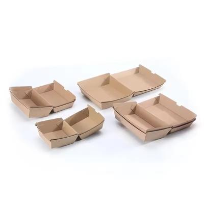China Custom Printed Eco-Friendly Food Grade Burger Box for Takeaway Packaging for sale